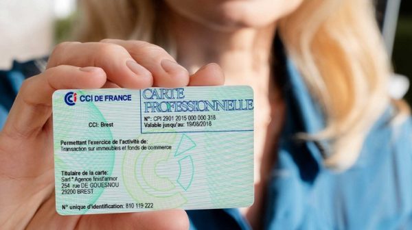 Les différentes cartes professionnelles en immobilier