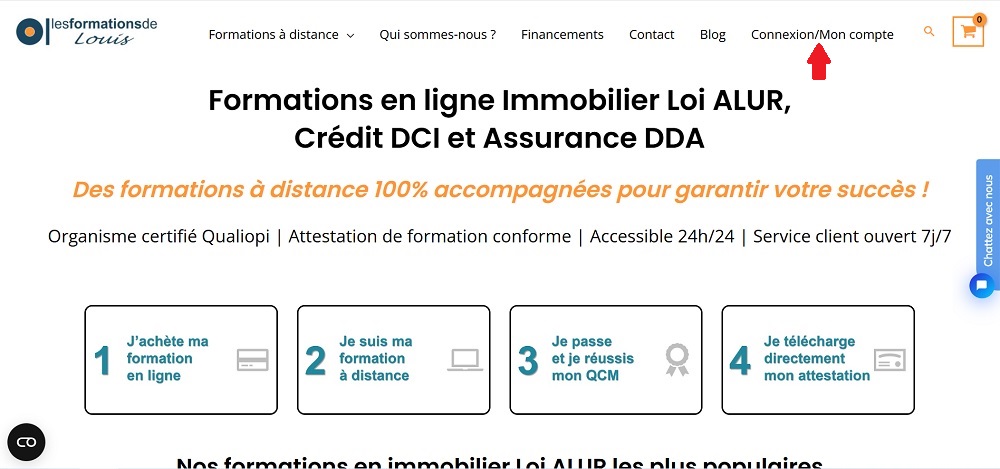 Tutoriel pour télécharger mon attestation | Les formations de Louis